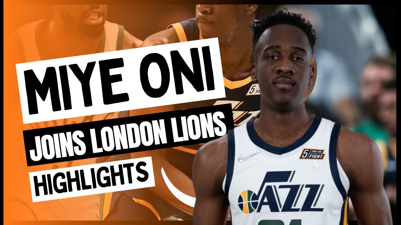 MIYE ONI JOINS LONDON LIONS #britishbasketball - YouTube