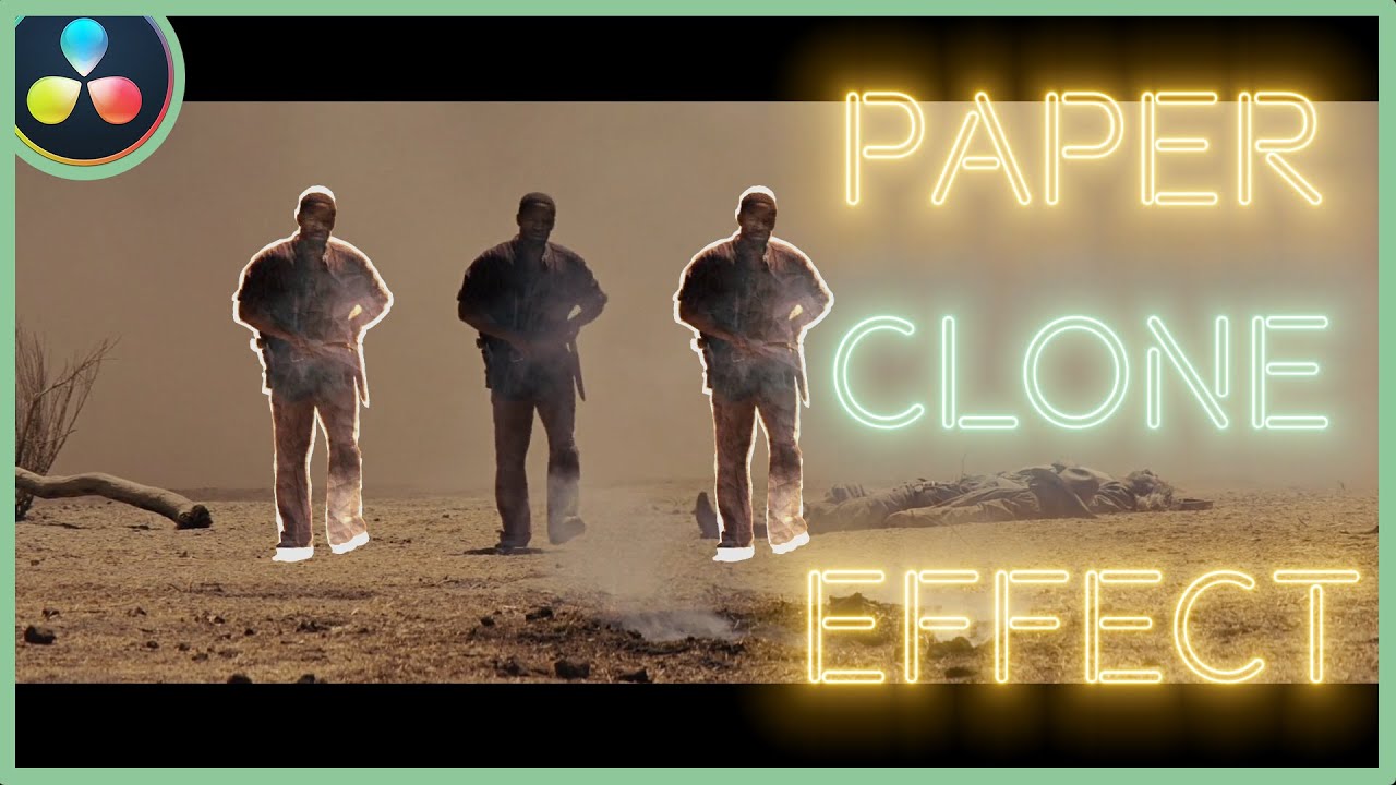 How To Make The Paper Clone Effect | DaVinci Resolve 17 | - YouTube