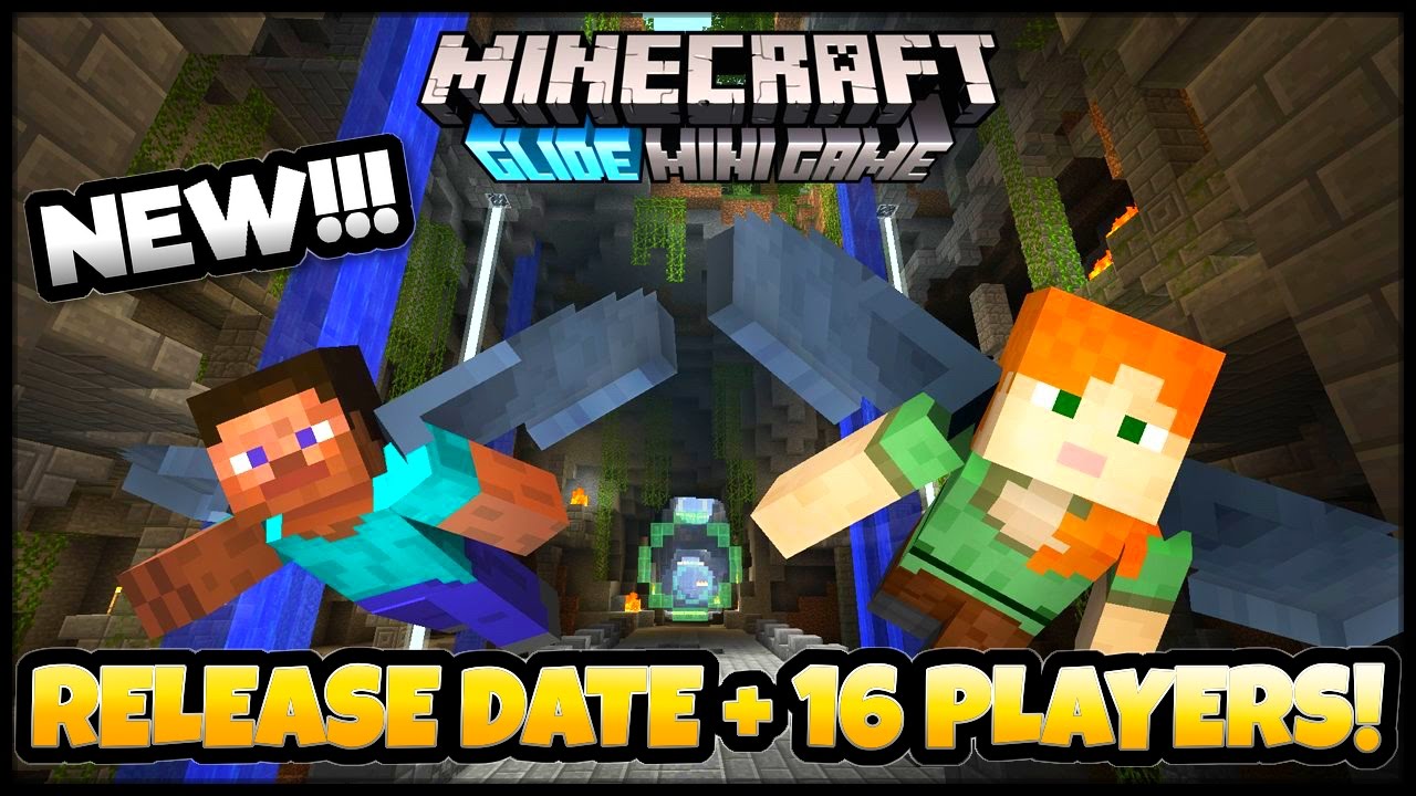 Minecraft NEW MINI GAME Glide Release Date +16 Player Increase PS3, PS4 ...