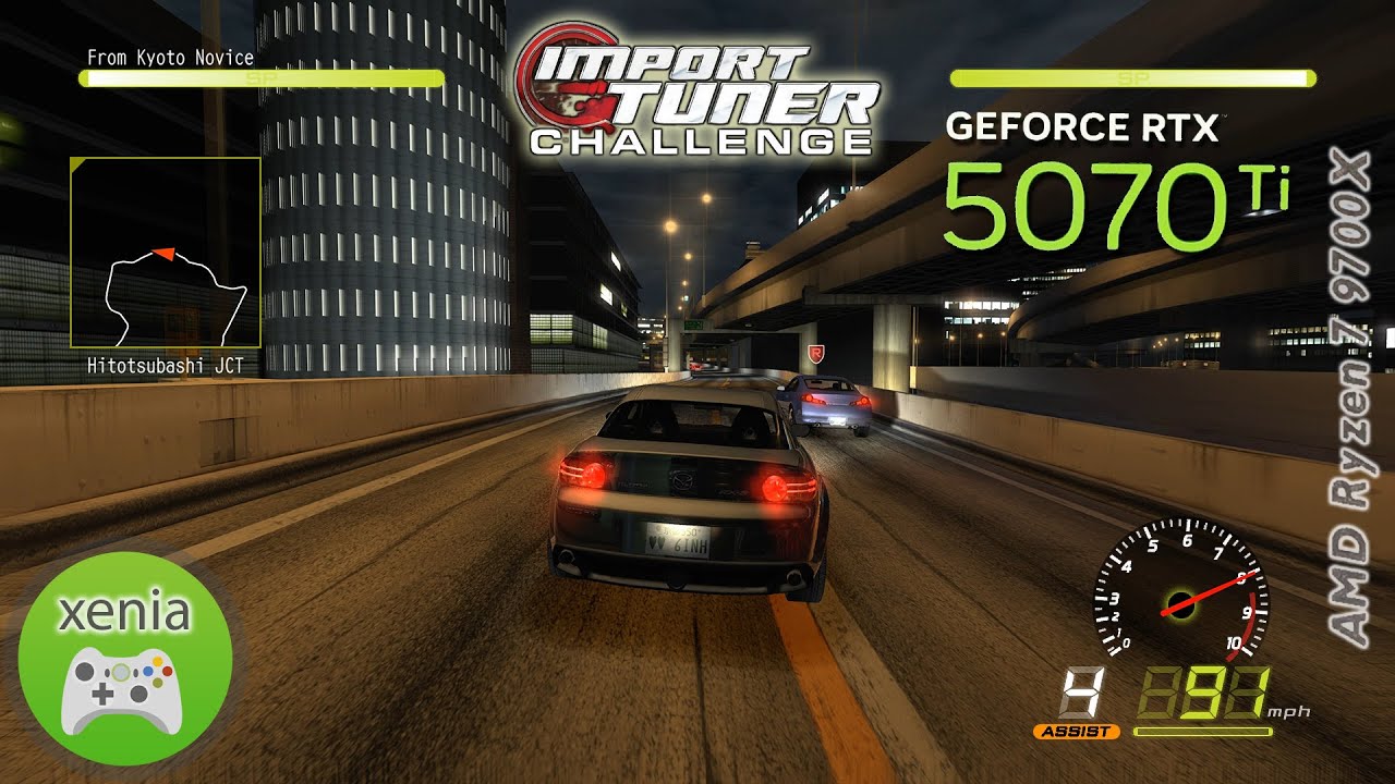 Import Tuner Challenge *CRASHES* (Exclusive) | xenia Emulator (4K ...