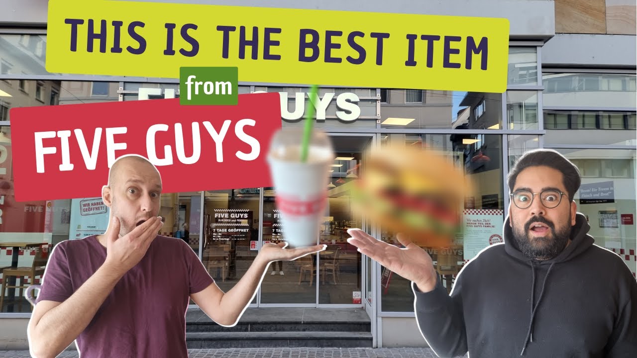 WHAT'S THE BEST ITEM FROM FIVE GUYS? We ordered the entire menu and ...