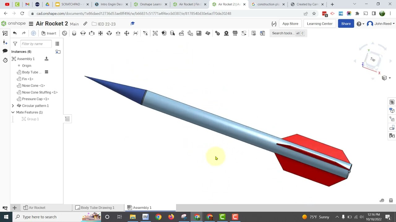 Air Rocket Assembly In Onshape YouTube air-rocket-assembly-in-onshape-youtube