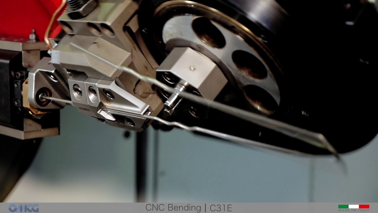 OMCG SERIE C31E - PIEGATRICE CNC PER FILO&TUBO | OMCG C31E SERIES - CNC WIRE & TUBE BENDING ...