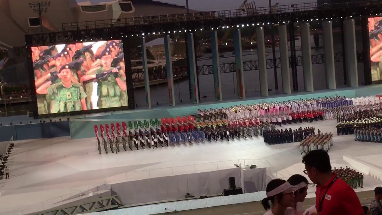 NDP 2018 Parade Preview 2 - March-off segment - YouTube