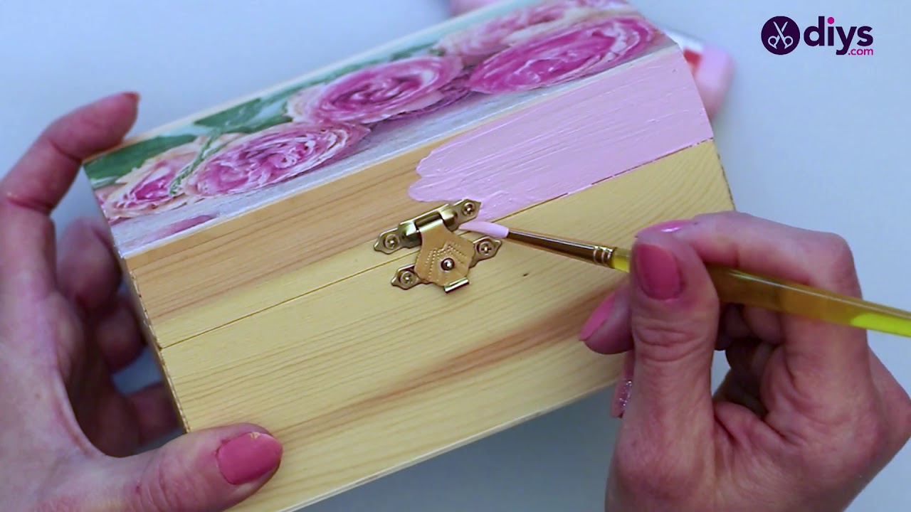 DIY Decoupage Wooden Jewelry Box YouTube diy-decoupage-wooden-jewelry-box-youtube