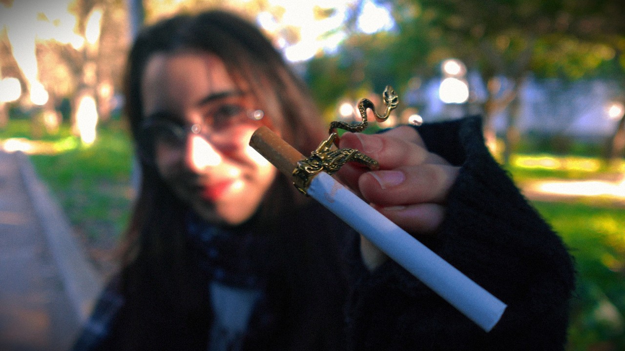 My Fav Cigarette Accessory | Smoking a Cigarette With a Dragon Ring! - YouTube