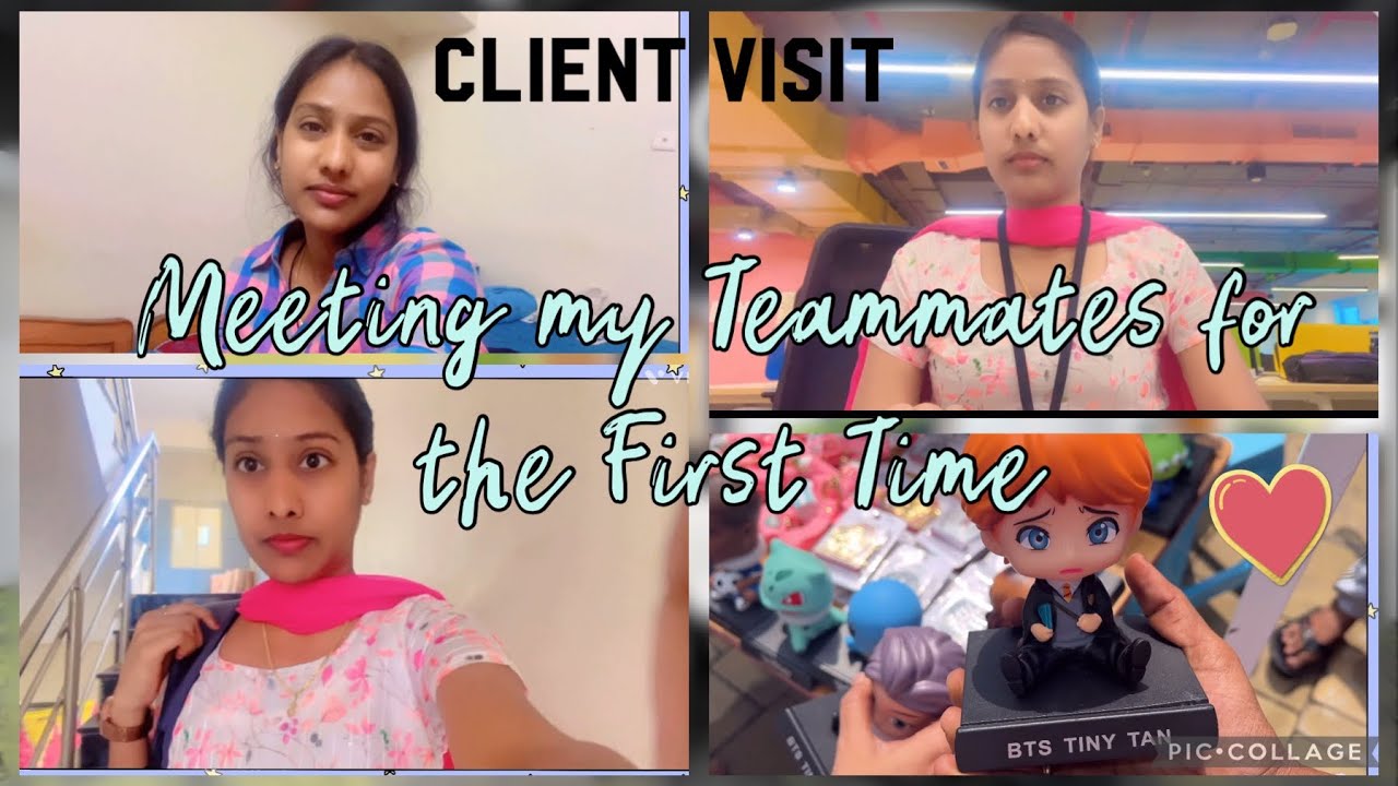 Meeting my Colleagues for the First Time | Client visit Day -2 # ...