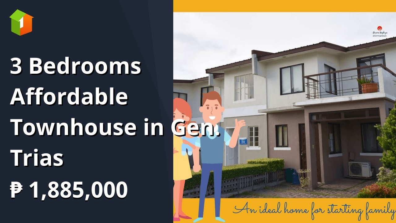 3 Bedrooms Affordable Townhouse in Gen. Trias - YouTube