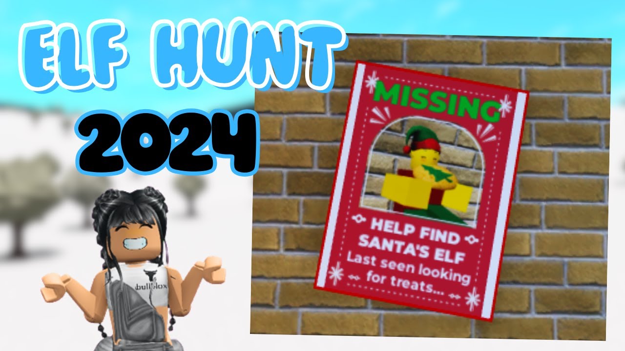 Bloxburg ELF HUNT 2024 | when is the elf hunt? - YouTube
