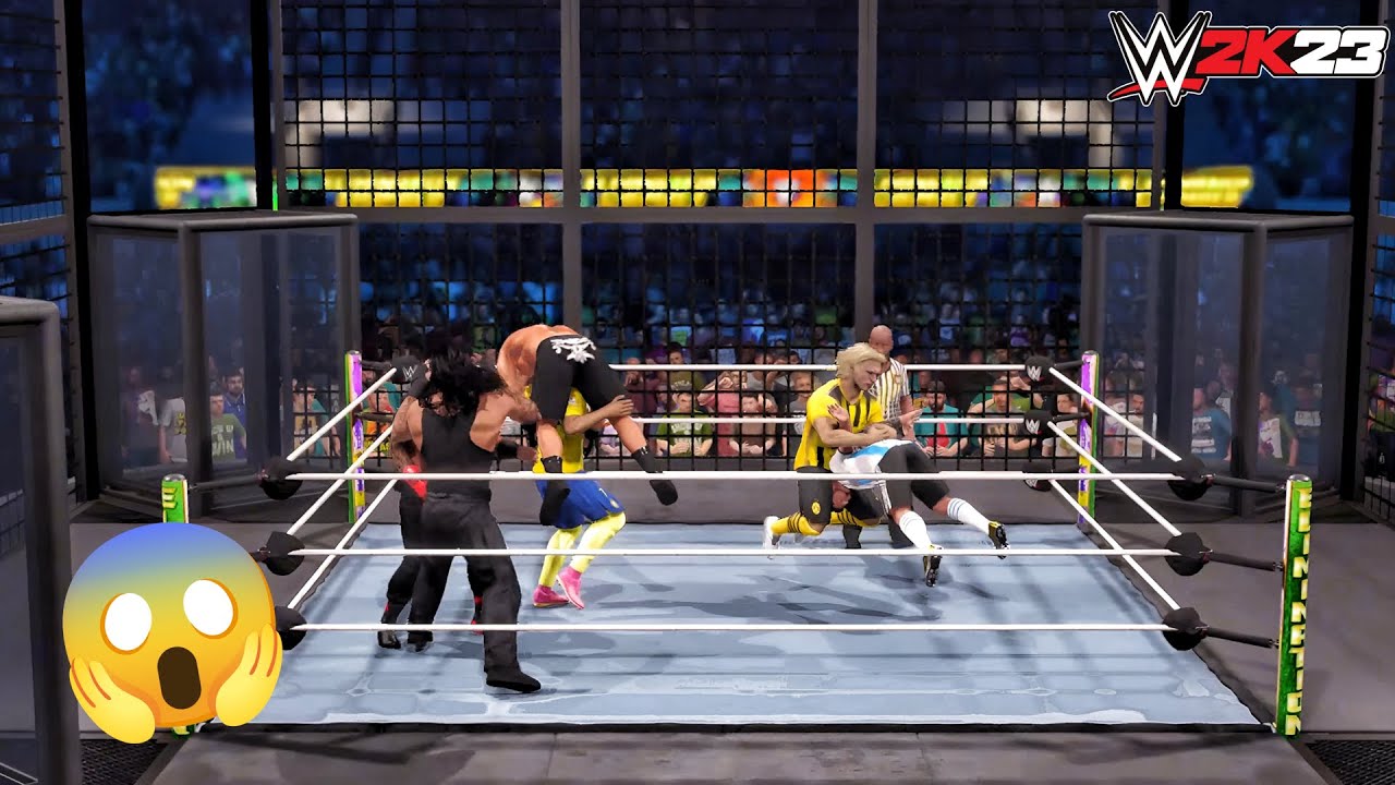 WWE 2K23 - Messi vs Undertaker vs Ronaldo vs Reigns vs Haaland vs Brock ...