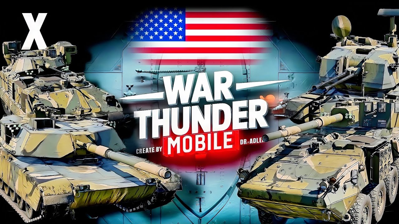 Обзор взвода США на 10 ранге в War Thunder Mobile (M1 Abrams, M1128 ...
