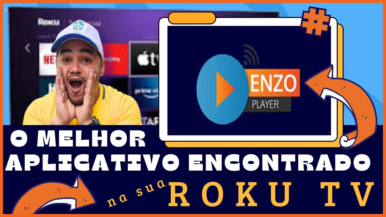 🔶️ ROKU TV + ENZO PLAYER = O APLICATIVO MELHOR IPTV PRA ROKU TV - YouTube