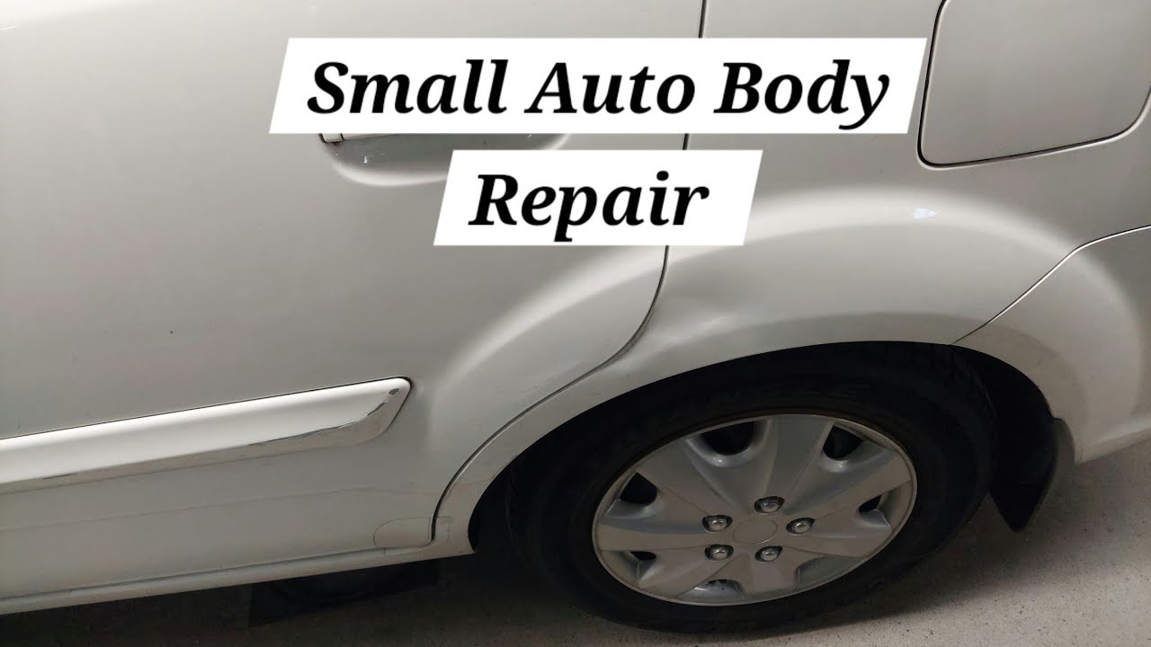 A Small Auto Body Job - YouTube