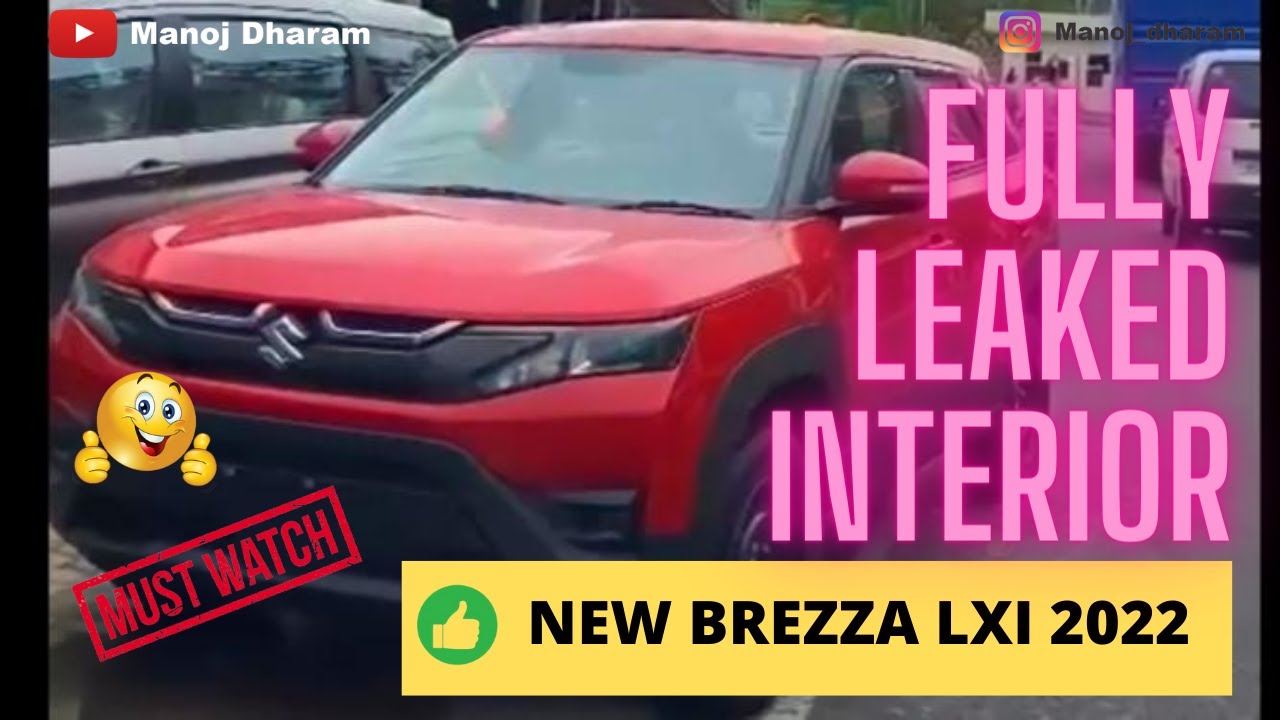 New Brezza 2022 Review | Brezza base model | Interior Leaked ...