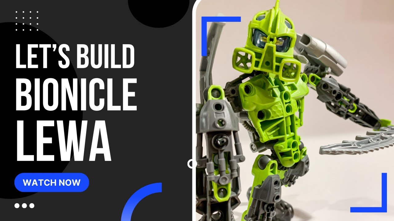 Lets Build Lego Bionicle - Toa Phantoka Lewa (8686) - YouTube