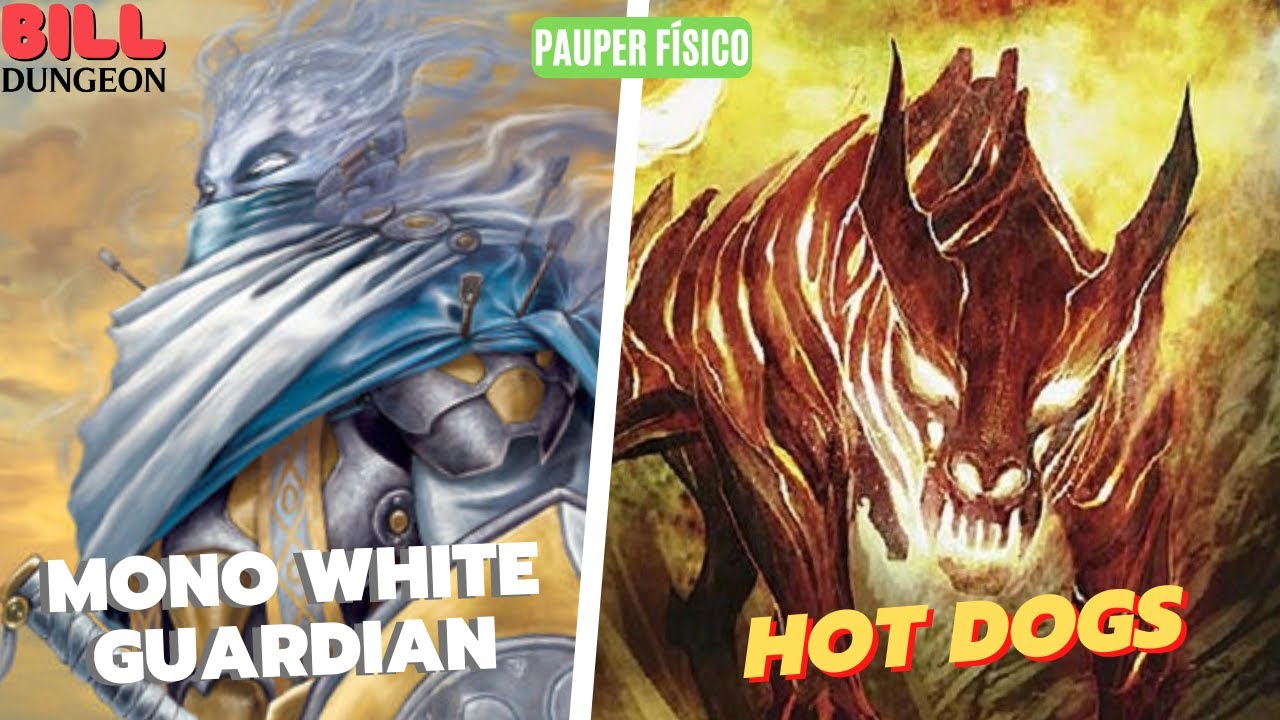 🔥 Hot Dogs Vs ☀ Mono White Guardian | Gameplay MTG Pauper Físico - YouTube