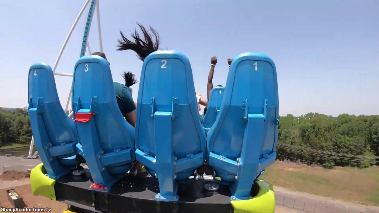Fury 325 (On-Ride Back 4K) Carowinds - YouTube