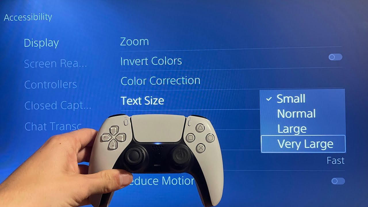 PS5: How to Change Text Size Tutorial! (For Beginners) - YouTube