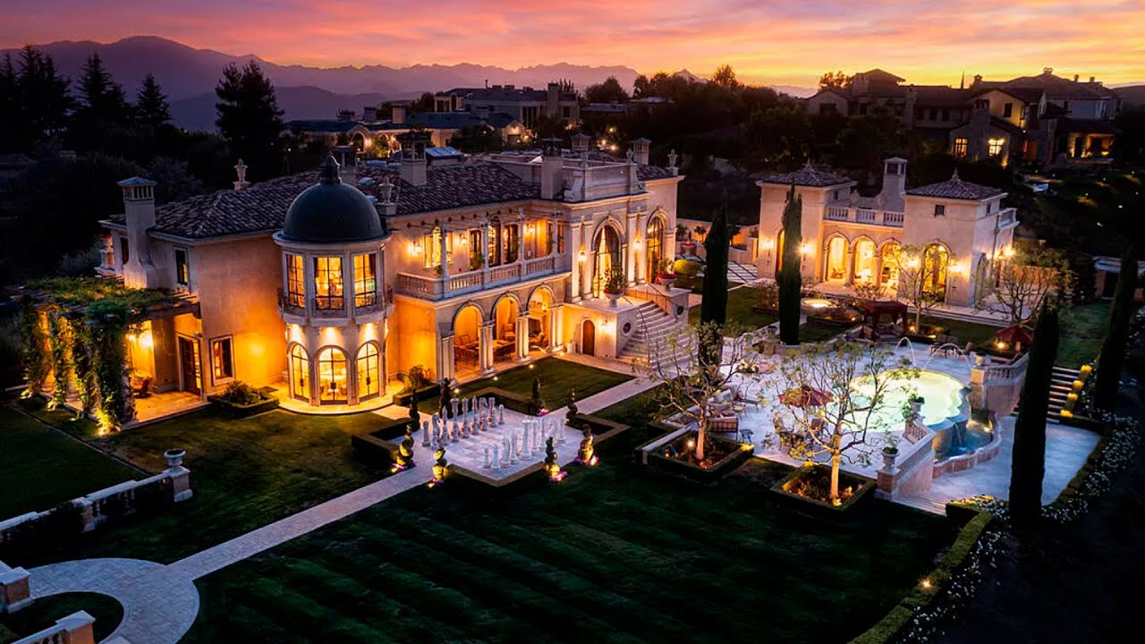 Luxurious and expensive mega mansion in the state of California worth ...