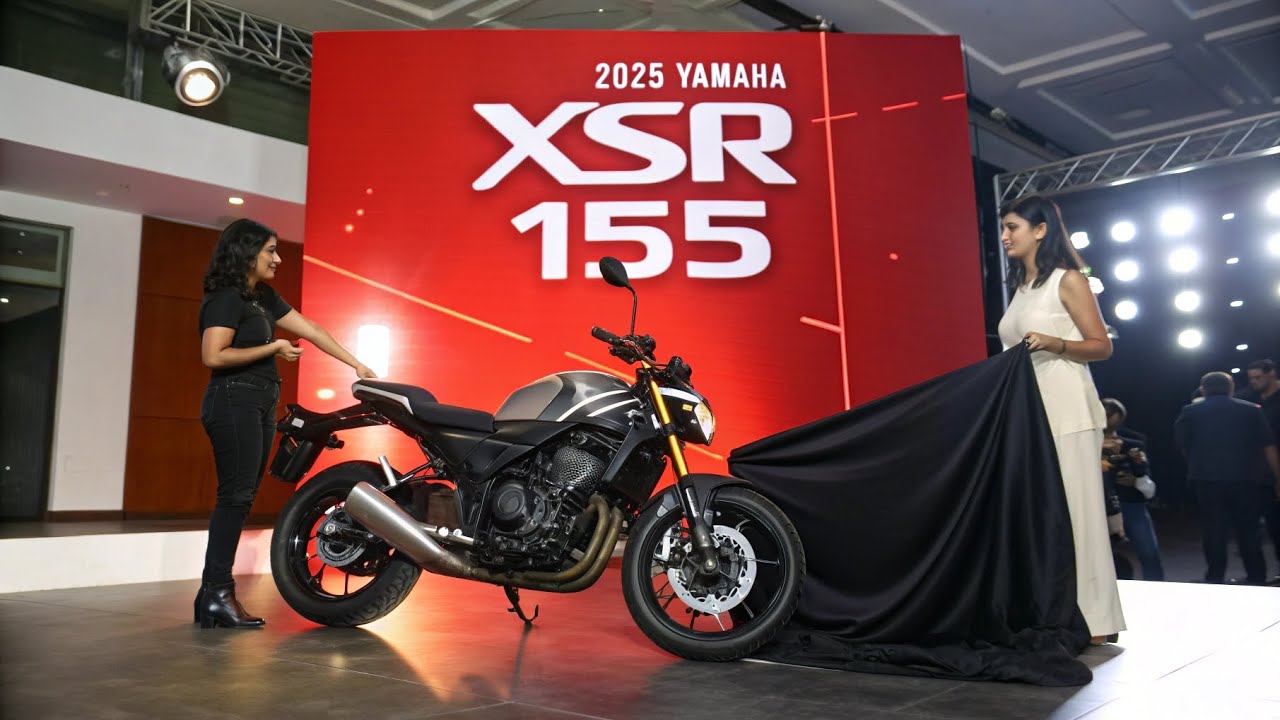 New 2025 Yamaha XSR 155 finally launched.!!! - YouTube
