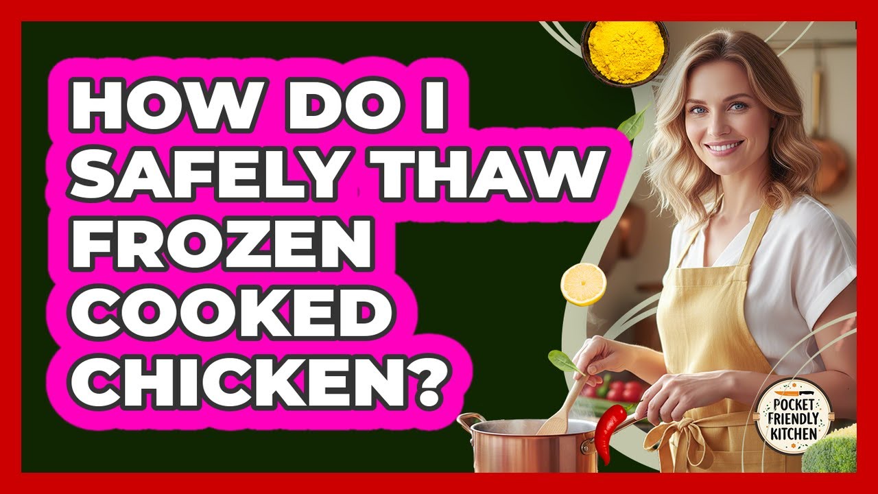 How do I safely thaw frozen cooked chicken? - YouTube