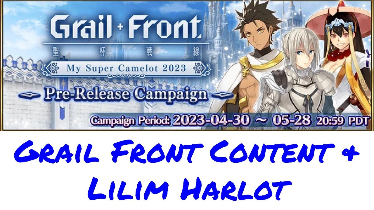 [FGO] Grail Front + Lilim Harlot. Honkai Star Rail Later - YouTube