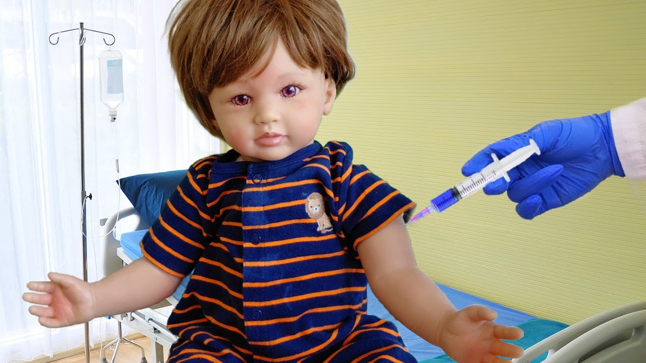 Reborn Toddlers Getting Doctor Checkup Role Play Compilation - YouTube
