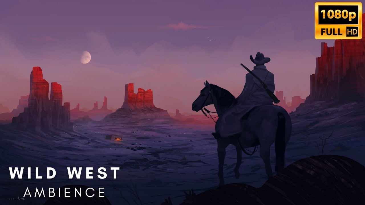 Wild West Ambience - Relaxing Sounds of Village - Cowboy Music for ...
