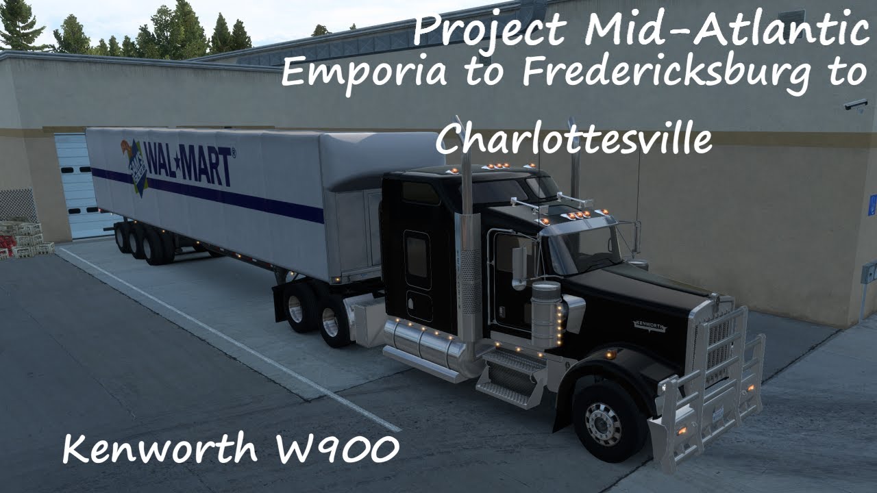 American Truck Simulator - Project Mid Atlantic Day 2 - YouTube