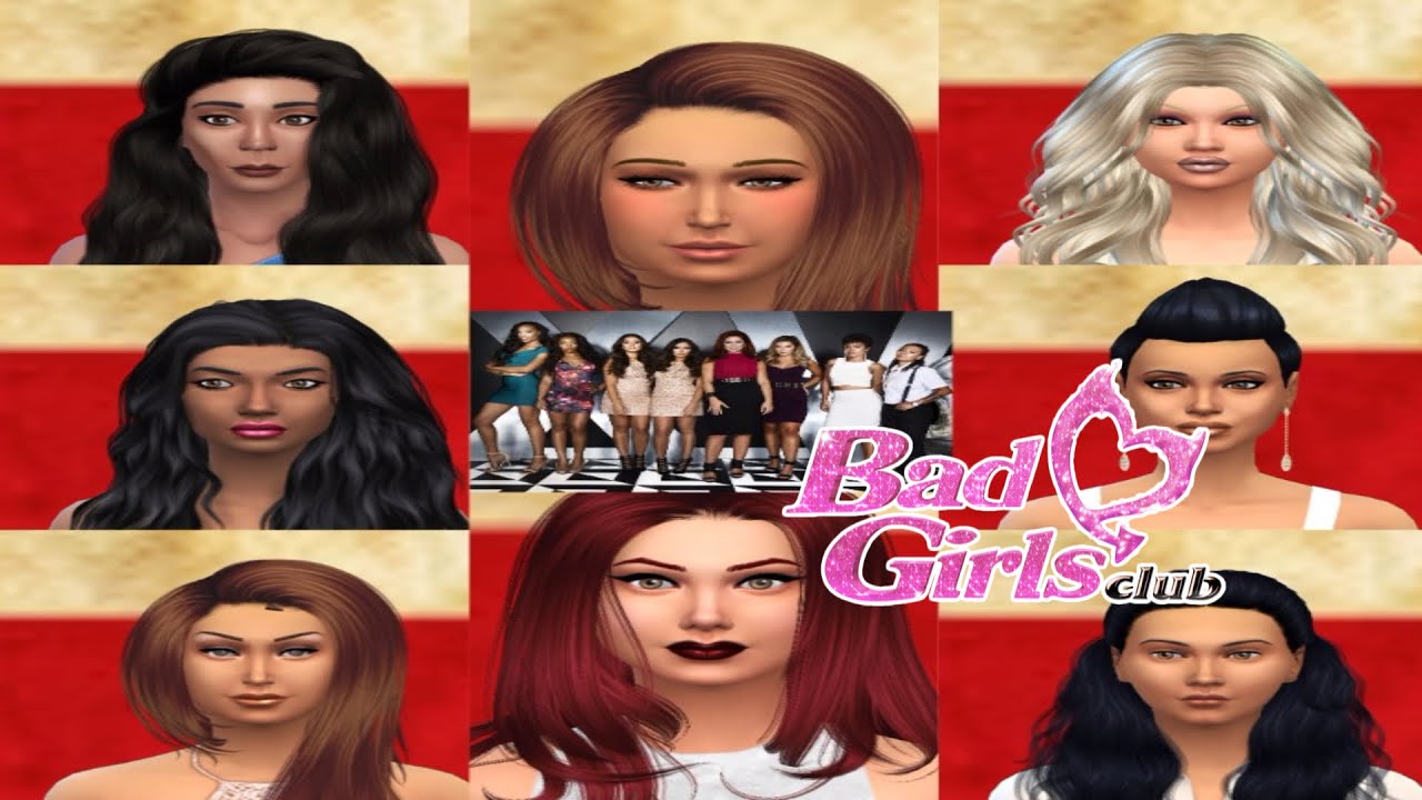 The Sims 4 Create A Sim Bad Girls Club 15 Twisted Sisters - YouTube