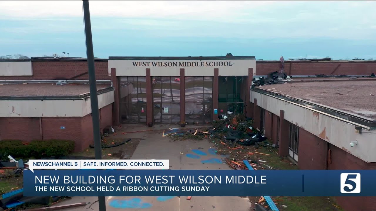 4 years after tornado damage, West Wilson Middle School celebrates new ...