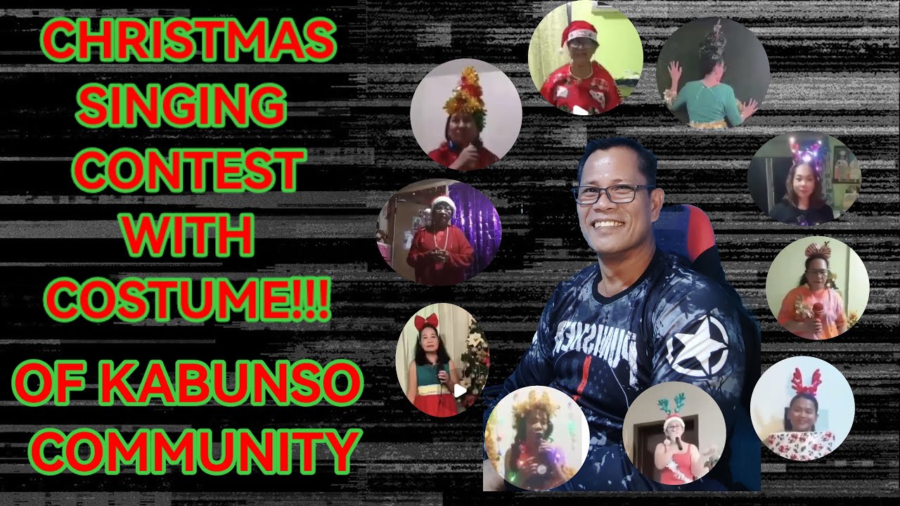 CHRISTMAS SINGING CONTEST WITH COSTUME - YouTube