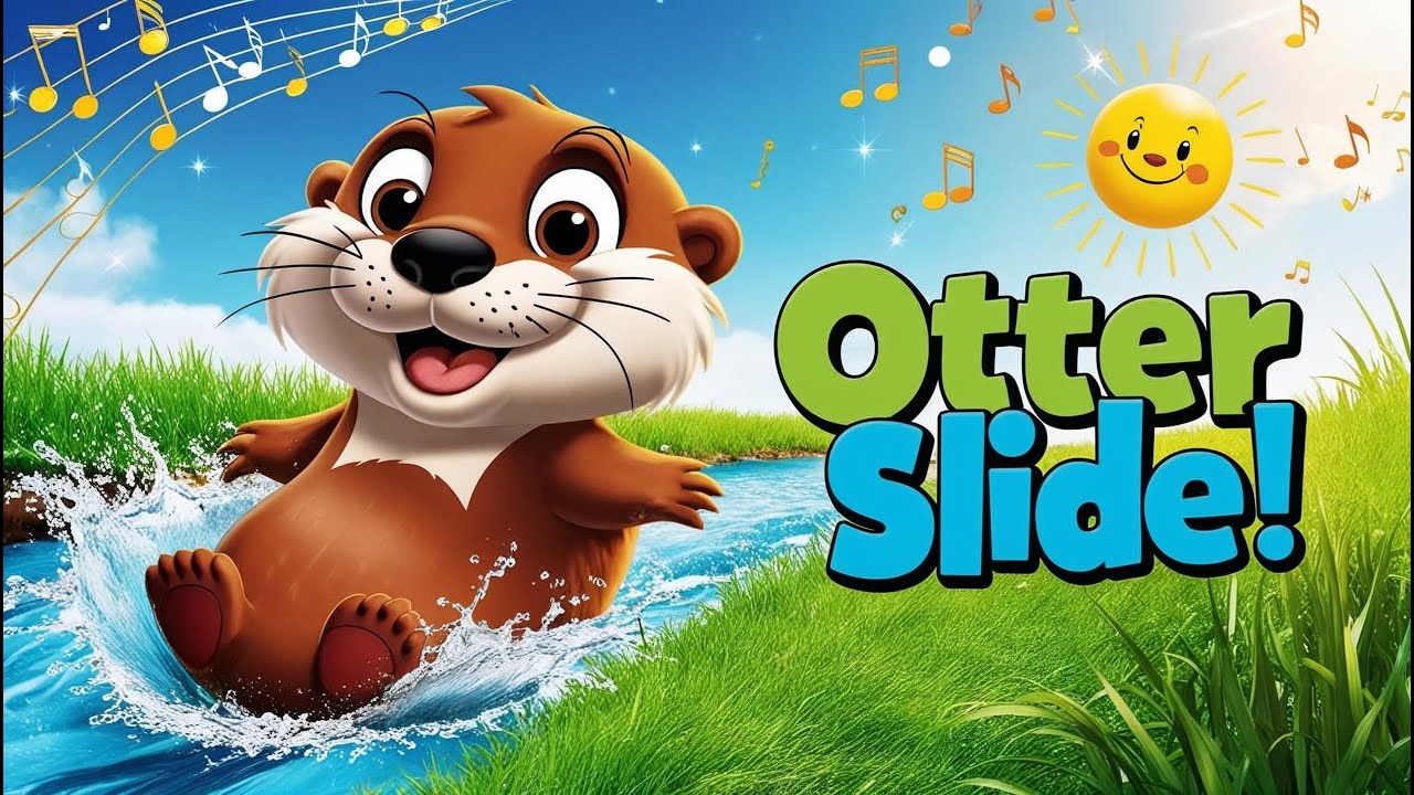 Otter Slide | Fun Animal Song for Toddlers - YouTube