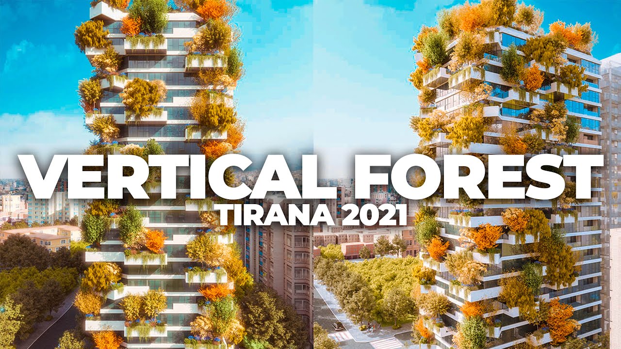 PYLLI VERTIKAL - VERTICAL FOREST | 4K DRONE VIDEO, TIRANA 2021 - YouTube