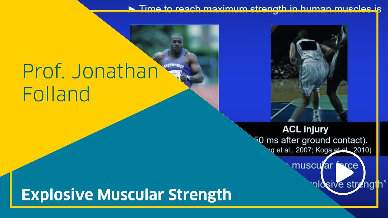 Explosive Muscular Strength - by: Professor Jonathan Folland - YouTube
