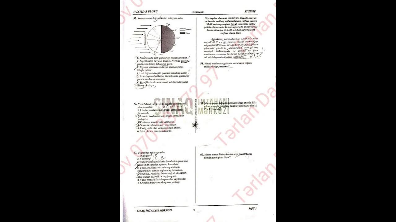 Hədəf Blok 1 2023 🔴11-ci sinif 2 Qrup Sualları 15.10.2023 - YouTube