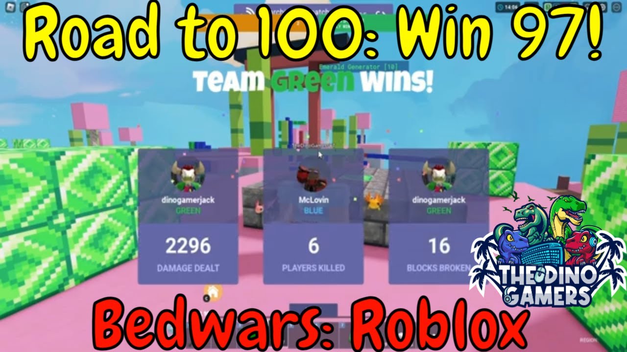 BedWars win 97! (Countdown to 100) - Bedwars: Roblox - YouTube