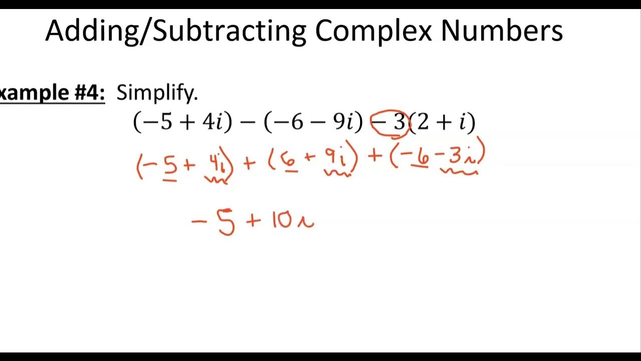 4 1 complex numbers algebra 2 - YouTube