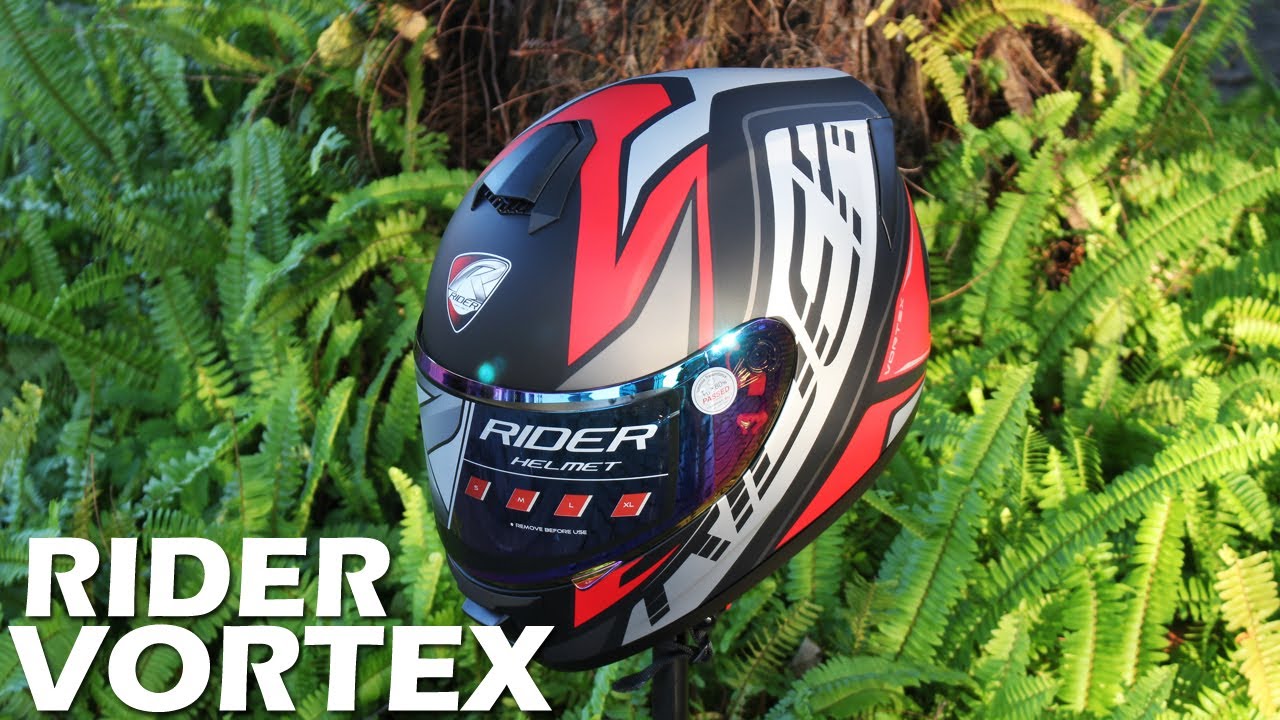 หมวกกันน็อค Rider รุ่น Vortex - YouTube