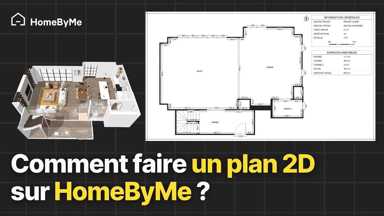 2025 : Comment dessiner un plan de maison ou appartement en 2D ...