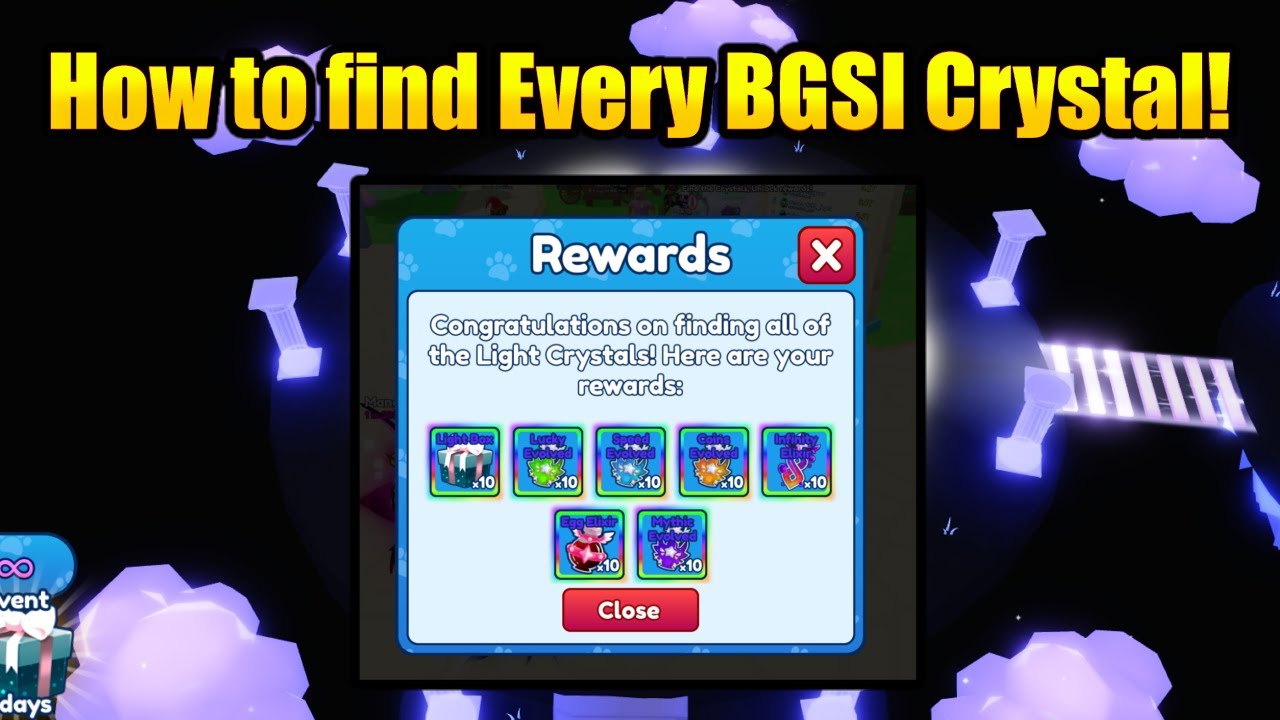 How to Find All 7 Crystals in BGSI Update 8! - YouTube