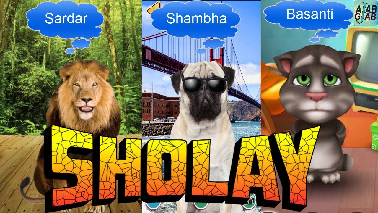 Cartoon Comedy Sholay Movie Gabbar Shambha Basanti funny videos - YouTube