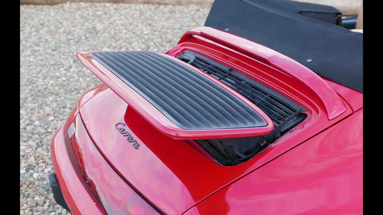 Porsche 993 - Top and Rear Wing Operation. - DM7 - BaT - YouTube