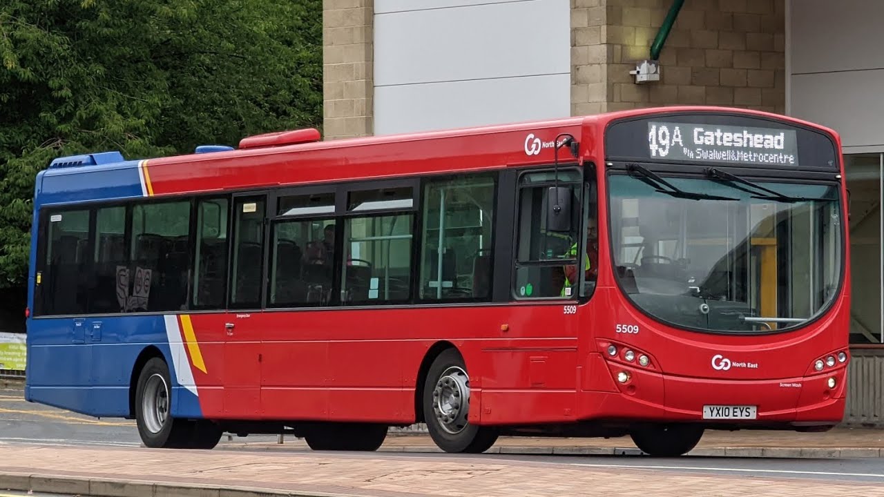 Go North East Wright Eclipse 2 B7RLE 5509 Route 49A - YouTube