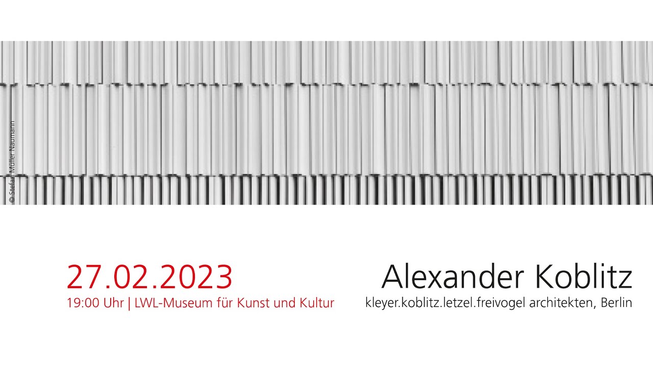 Werkvortrag Alexander Koblitz, kleyer.koblitz.letzel.freivogel ...