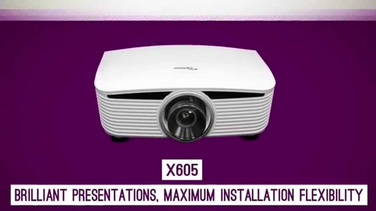 Optoma X605 Projector Introduction - YouTube