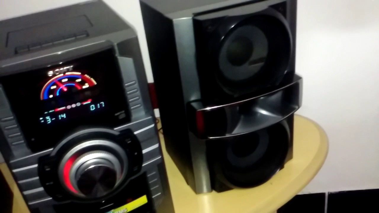 MINI SYSTEM SONY MHC GT222 - YouTube