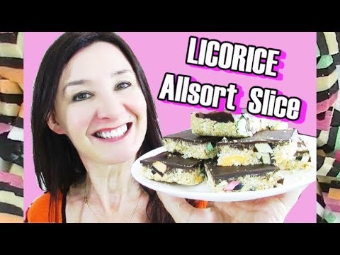 Licorice Allsort Candy Slice Cooking Recipe - YouTube
