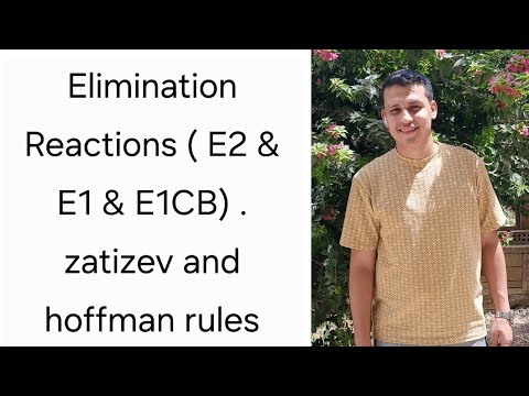 Elimination Reactions ( E2 & E1 & E1CB mechanism ) . Zatizev and ...