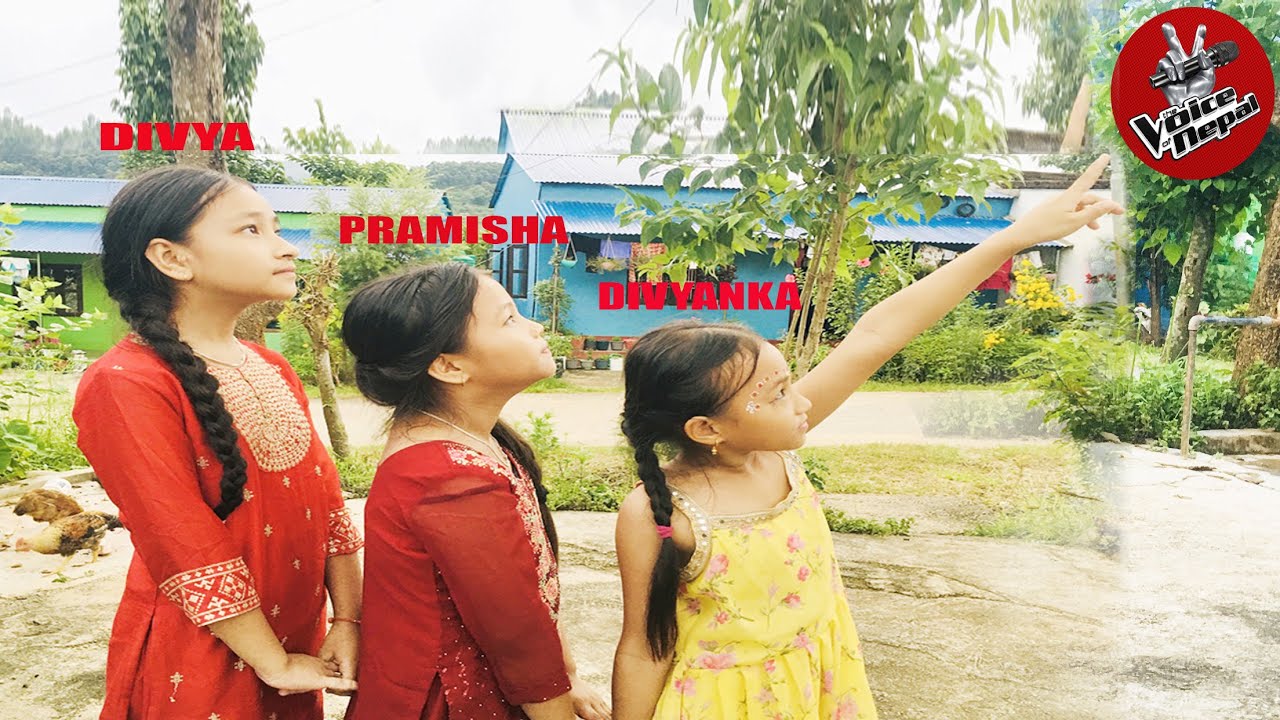 Three Sister are Singing and Dancing.#Divya_Thapa_Official. Divya,Pramisha & Divyanka ...